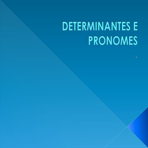 Determinantes1º | PPTX