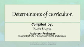 Nature of curriculum need and importance of curriculum development | PPT