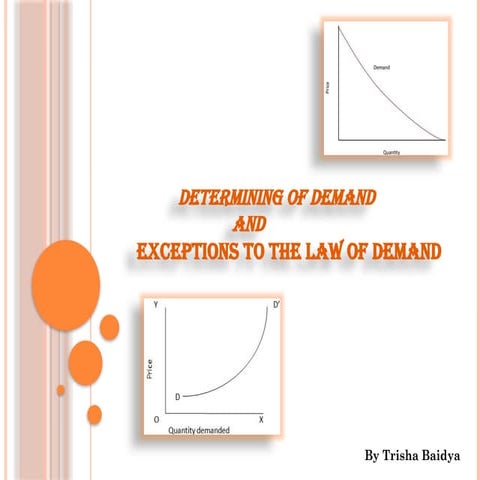Determinants of demand. Law of demand pptx | PPTX