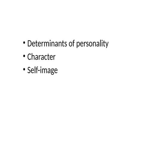 Determinants of Personality.pptxDeterminants of Personality.pptx