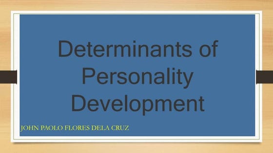 Personality | PPT