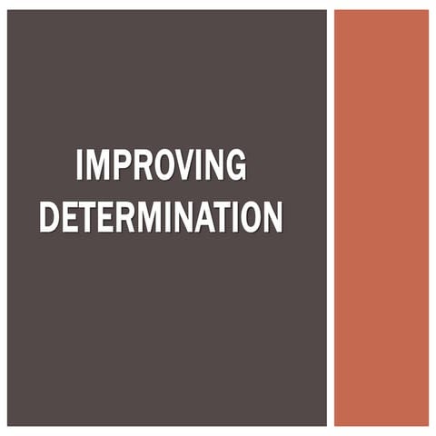Determination | PPTX
