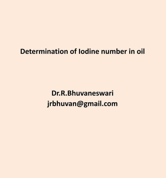 Iodine value (1) | PPTX | Thyroid Disorders | Endocrine and Metabolic Diseases