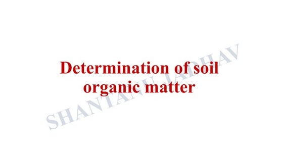 Different methods of phosphorus determination in plants | PPT
