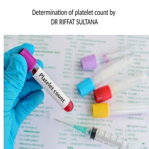 PLATELET COUNT by Dr. Pandian M .pptx