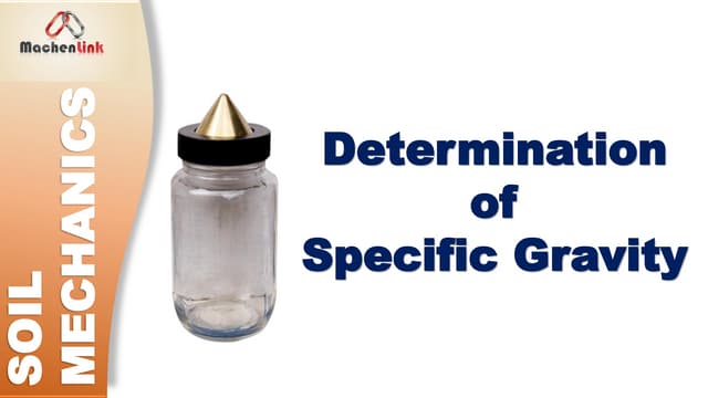 To determine specific gravity of the solids by density bottle method | DOCX