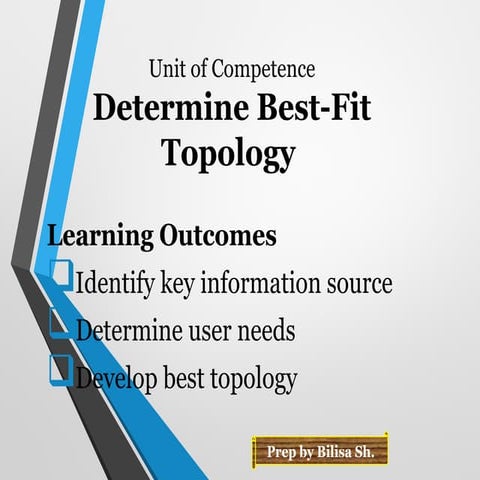 Determine best fit topology.pptx DJDJDJEJ | PPTX