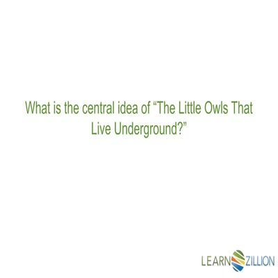 Determine central idea lessonslides pptx | PPTX