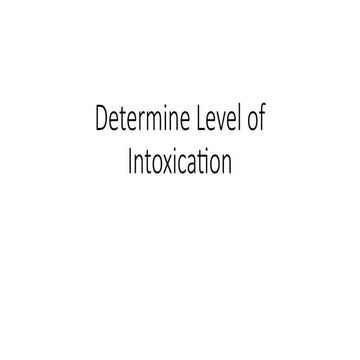 Determine Level of Intoxication.pptx in housekeeping | PPTX