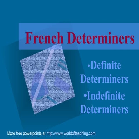 Determiners | PPT