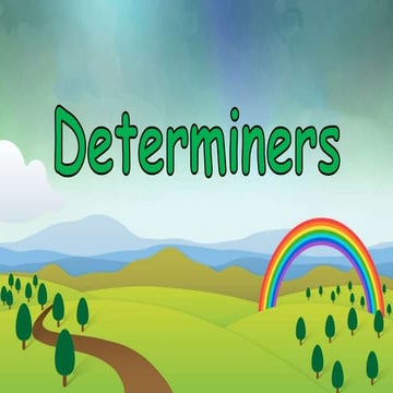Determiners | PPT
