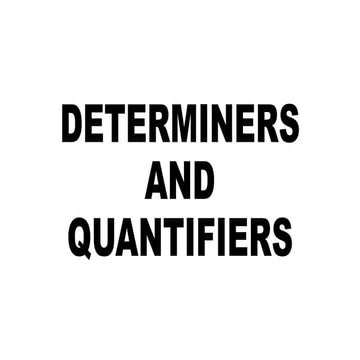 Quantifier In English 1234567890qwertyui Pptx