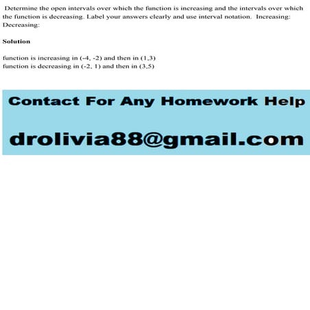 Determine the open intervals over which the function is increasing an.pdf