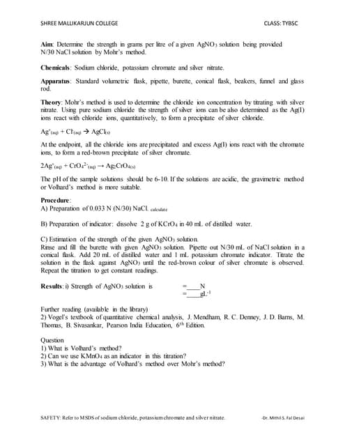 Determination of cell constant | PDF