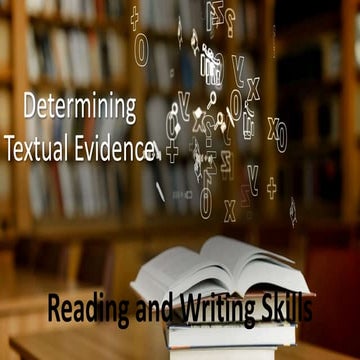 TEXTUAL EVIDENCE.pptx