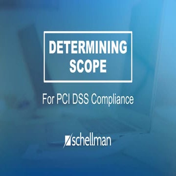 Determining Scope for PCI DSS Compliance | PDF