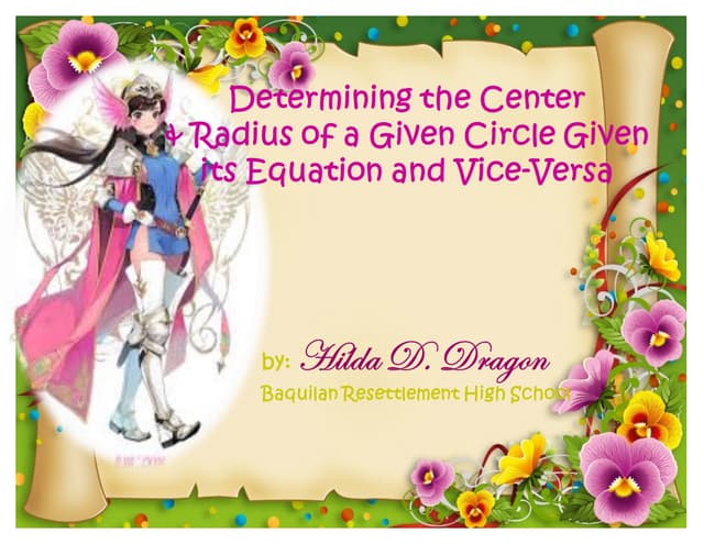 Center-Radius Form of the Equation of a Circle.pptx