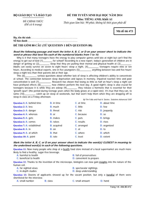 NECO BECE Basic Science Past Questions and Answer for JSS3 | PDF ...
