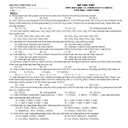 De thi dai hoc mon hoa (35) | PDF