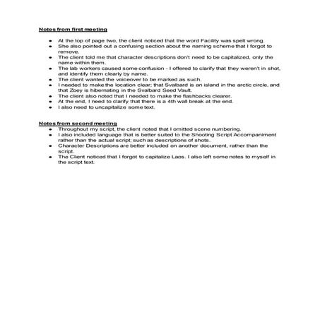 Detritus script v2 (shooting script) | PDF