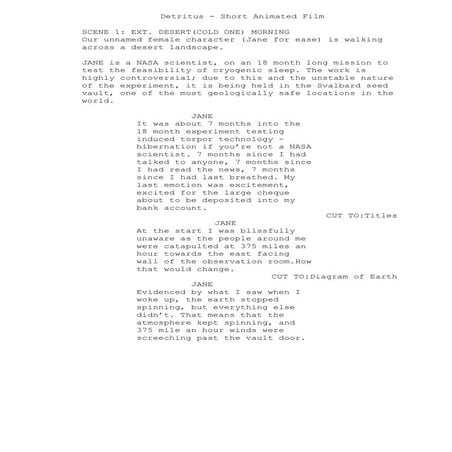 Detritus script sample | PDF