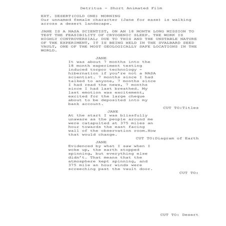 Detritus script v1 | PDF