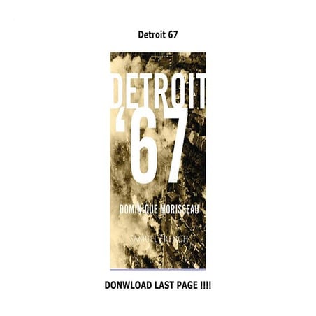 Detroit 67 | PDF