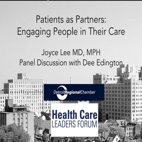 Detroit Healthcare Leaders Forum 2015 | PDF