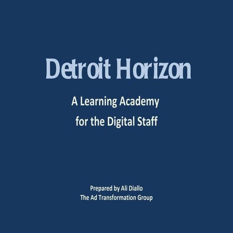 Detroit horizon | PPT