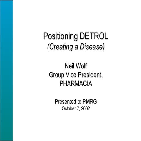 Detrol | PPT