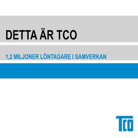 Detta är TCO | PPT