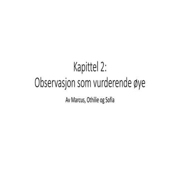 Kp 5 observasjon | PDF