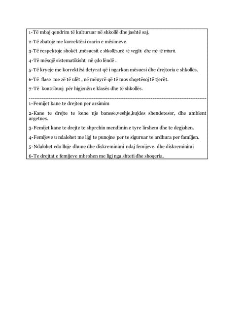 Modele testesh per kl i | PDF
