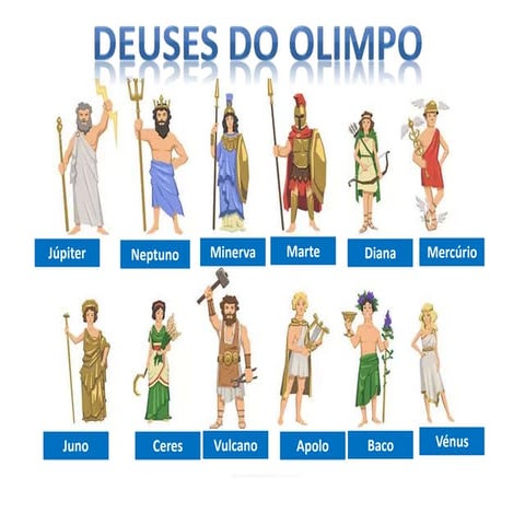 Deuses da mitologia gregaDeuses da mitologia grega | PPTX