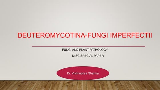 Fruiting bodies of Deauteromycetes & Ascomycetes | PPT
