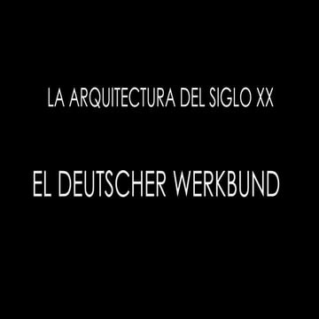 Deutscher Werkbund | PDF