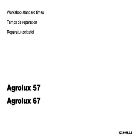 Deutz fahr agrolux 67 tractor parts catalogue manual | PDF