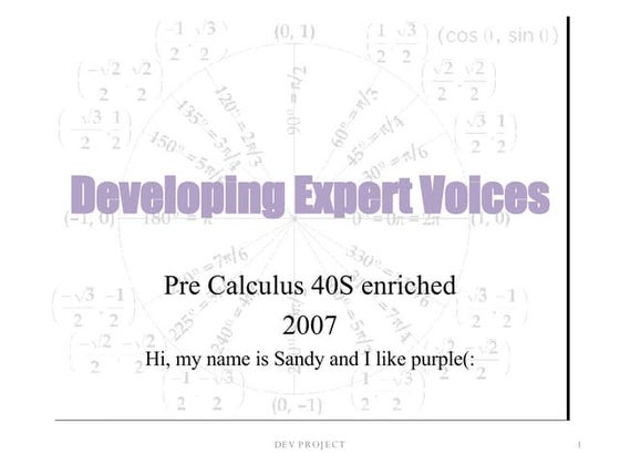 Unit Circle: Roulette | PPT