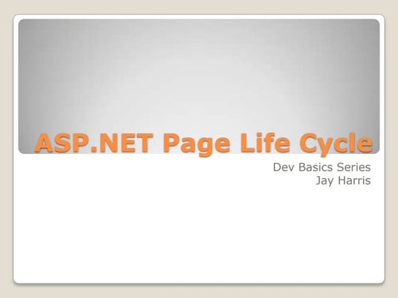 Page life cycle | PPT