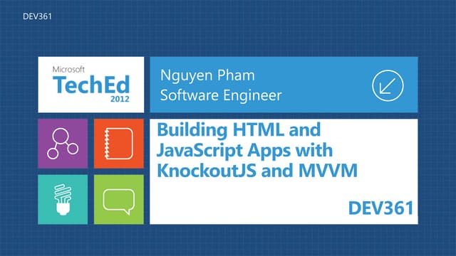 Building Html And Javascript Apps With Knockoutjs And Mvvm Ppt 3008