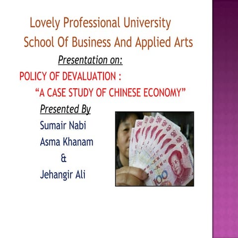 Devaluation presentation 1 | PPT