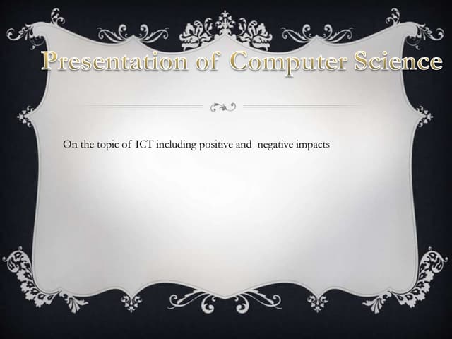 Chapter 1-introduction to ict | PPTX