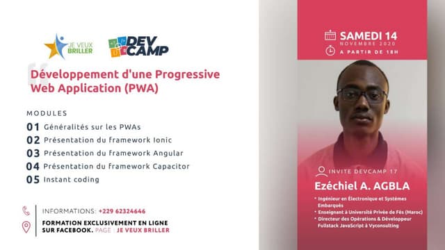 Devcamp17 Développement Dune Progressive Web Application Pwa Avec
