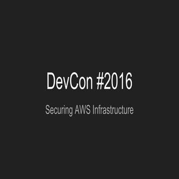 DevCon Summit 2016 | PPT