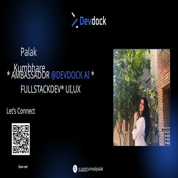 Devdock final Presentation ankit palak.pptx