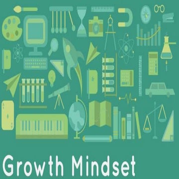Developing a Growth mindset - A short presentation for students | PPT
