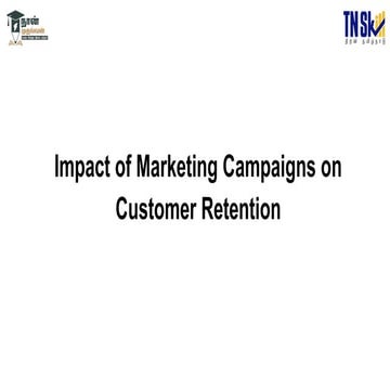 Develop a causal graph to explain the impact of marketing campaigns on ...