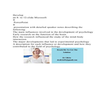 Develop an 8- to 12-slide Microsoft® PowerPoint® present.docx | Science