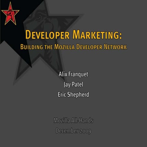 Building the Mozilla Developer Network | PDF | Browsers | Computer ...