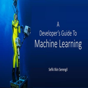 A Developer's Guide To Machine Learning | PDF